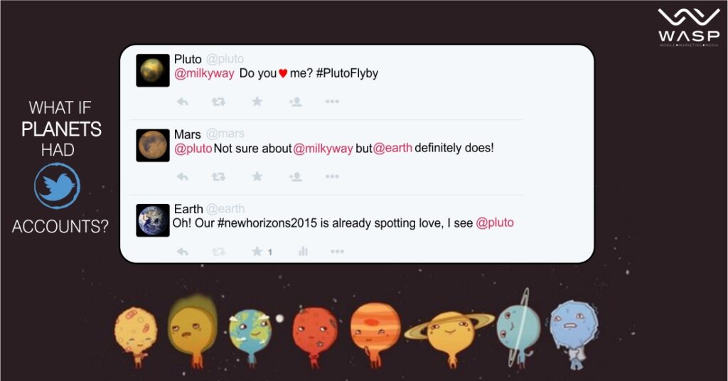 What If Planets Had Twitter Accounts? A Social Media Outlook